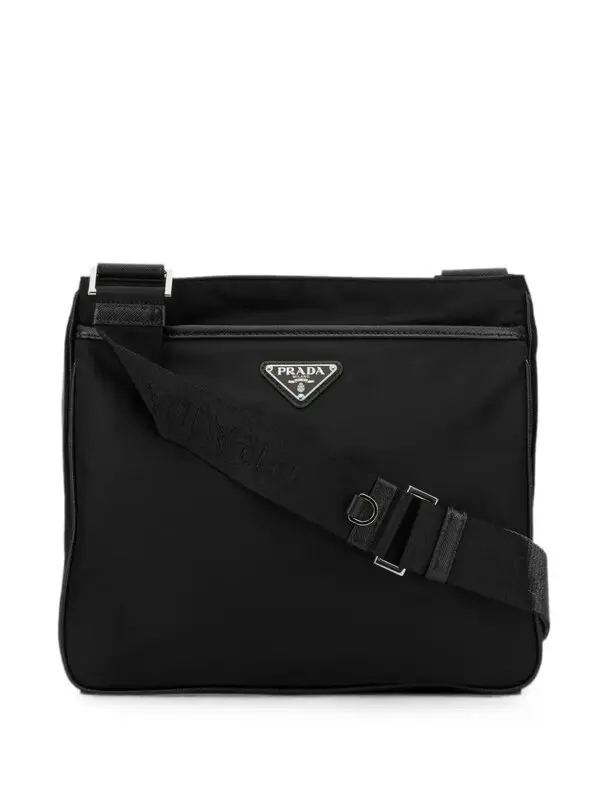 Prada Logo-plaque Shoulder Bag