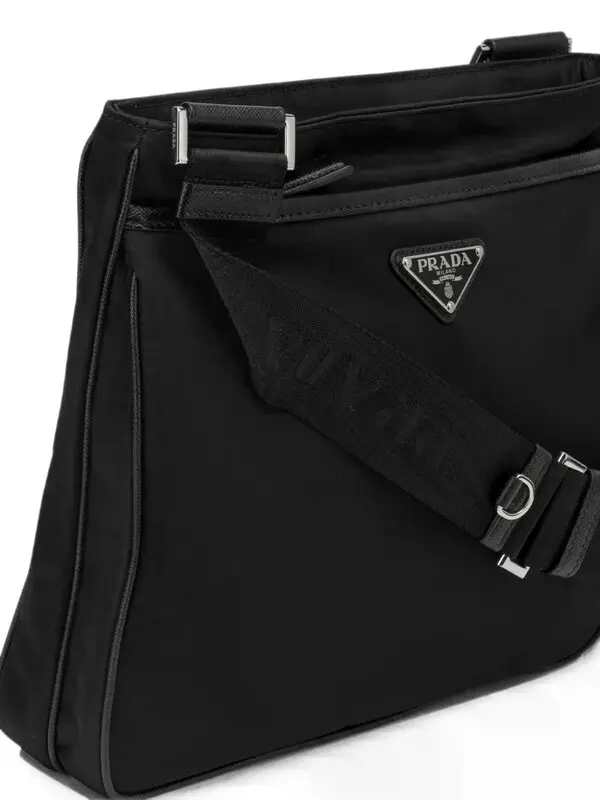 Prada Logo-plaque Shoulder Bag