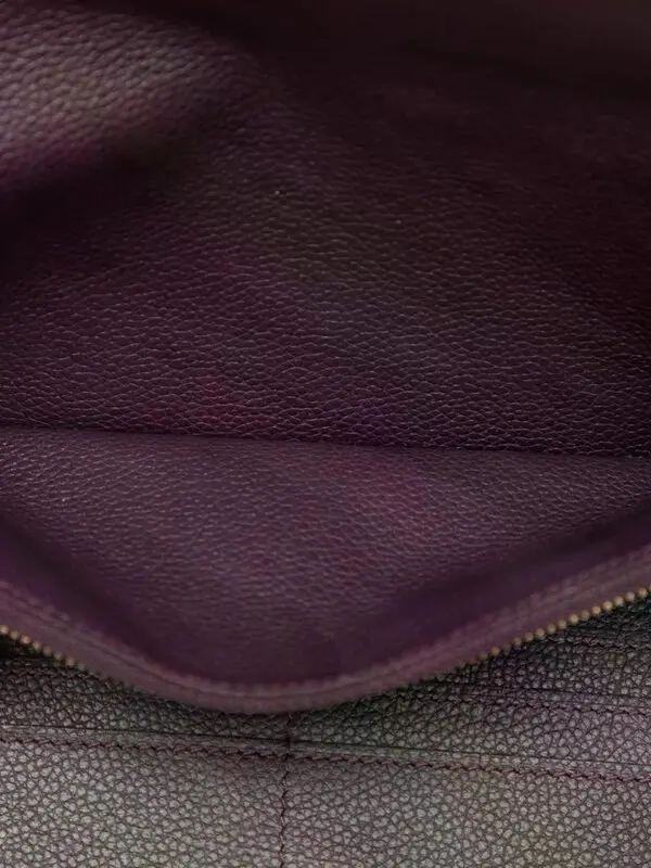 LOUIS VUITTON 2011 Monogram Empreinte Sarah Wallet Long Wallets - Purple