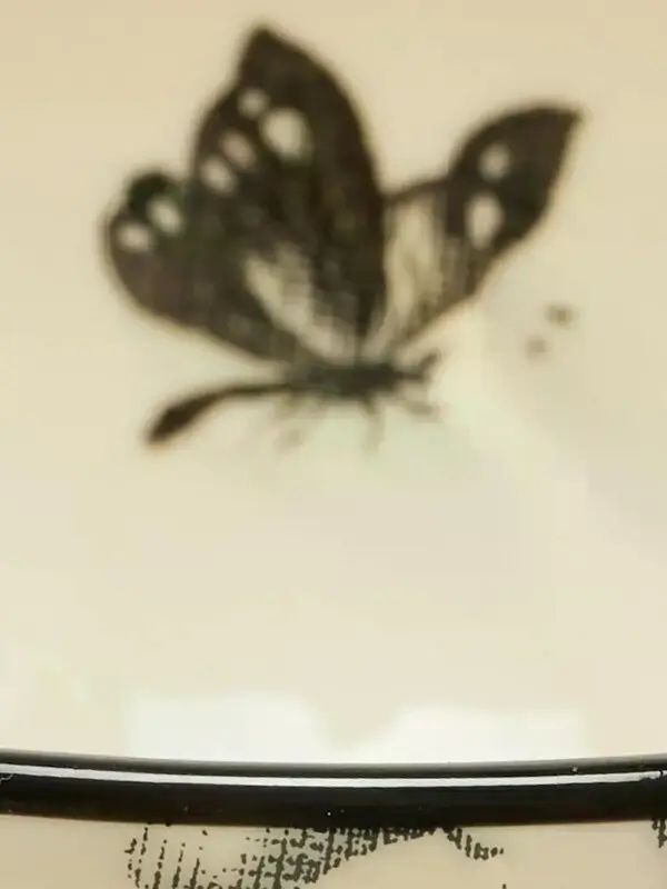 Gucci Butterfly Herbarium Porcelain Pet Bowl