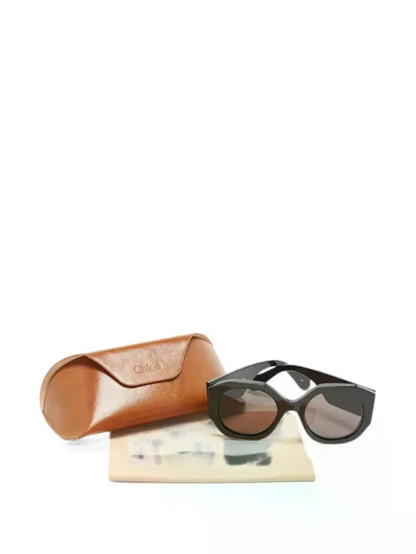 Chloé Round-frame Sunglasses - Black