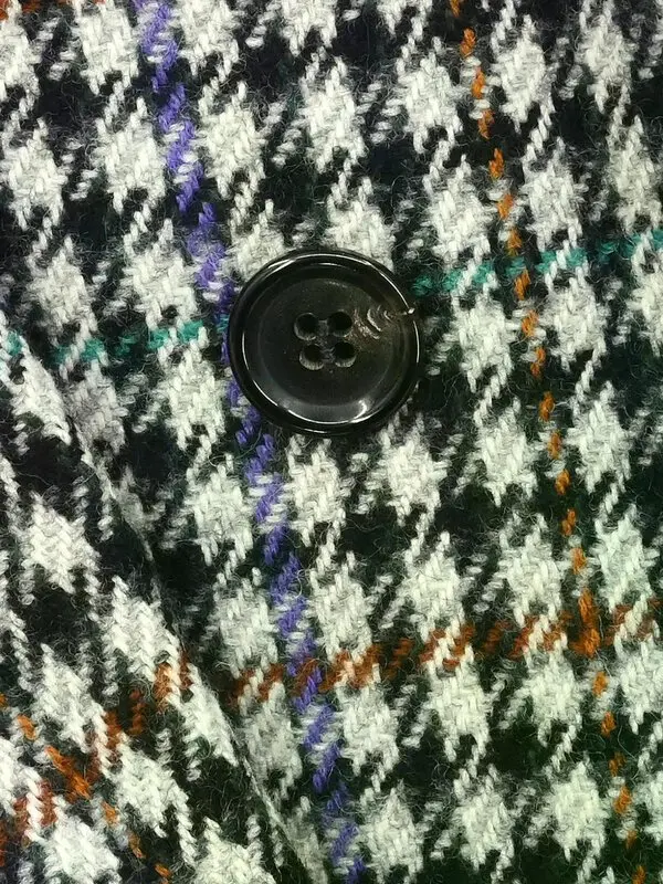 Burberry Houndstooth Check Wool Suit