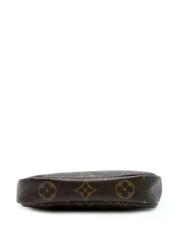 LOUIS VUITTON 2006 Monogram Mini Pochette Accessoires Handbag - Brown