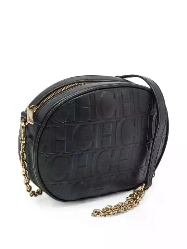 Carolina Herrera Monogram-embossed Shoulder Bag