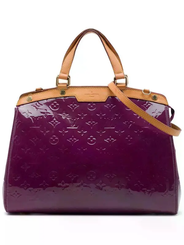 LOUIS VUITTON 2014 Monogram Vernis Brea Gm Satchel