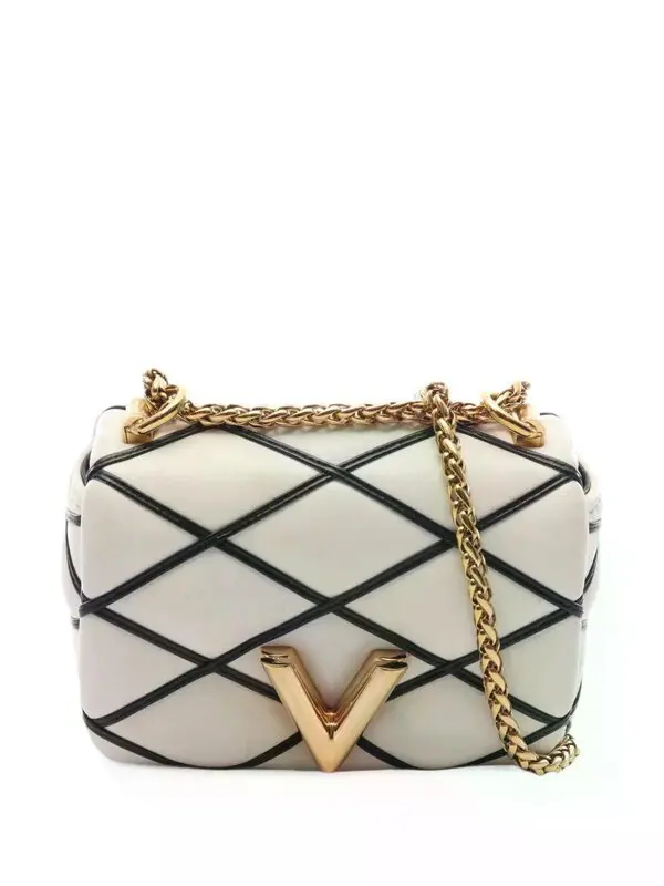 LOUIS VUITTON Go 14 Crossbody Bag - White