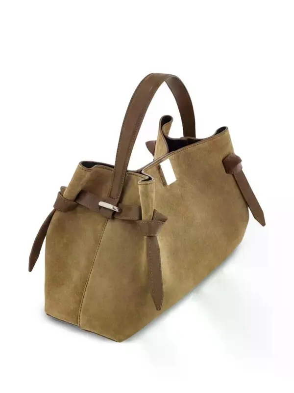 Yuzefi Gyoza Suede Tote Bag - Green