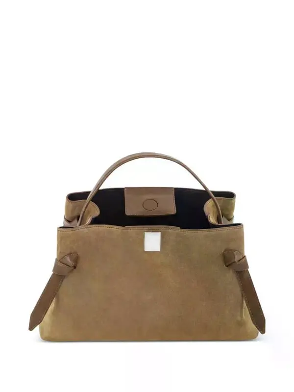 Yuzefi Gyoza Suede Tote Bag - Green