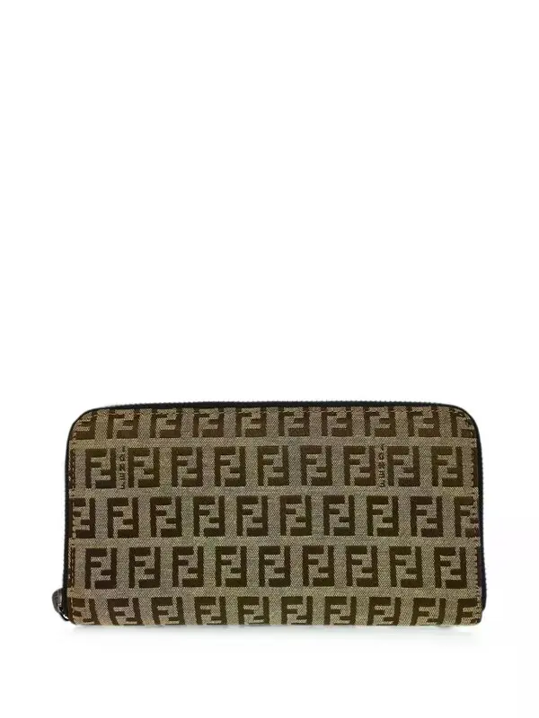 Fendi 2001 Zucchino Zip-around Wallet