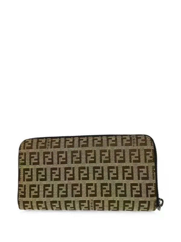 Fendi 2001 Zucchino Zip-around Wallet