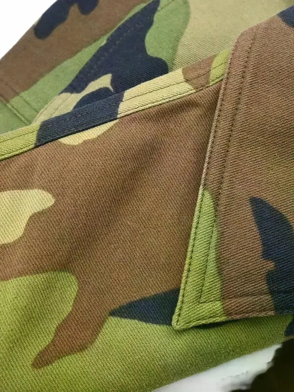 Dior 2001 Camouflage Print Cropped Jacket