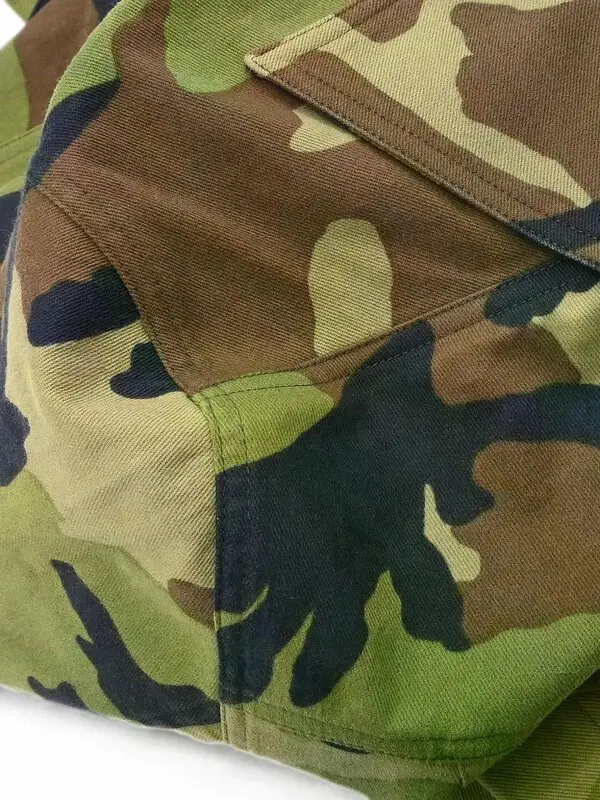 Dior 2001 Camouflage Print Cropped Jacket