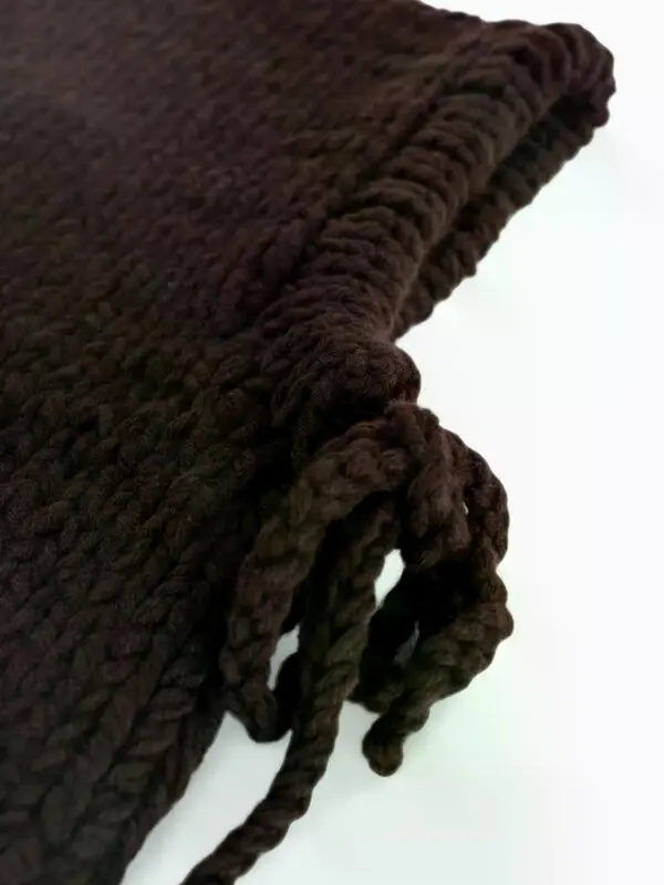 CASEY CASEY Camille Chunky-knit Hat - Brown