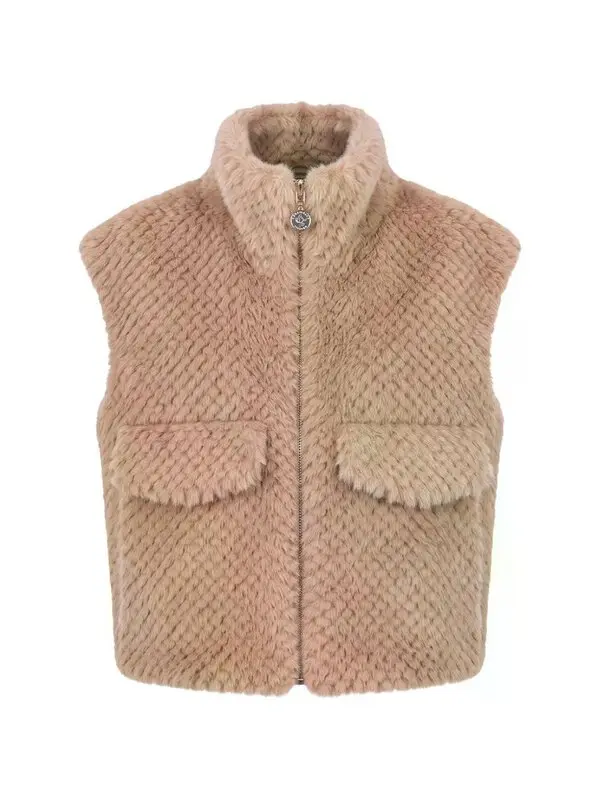 HIGH SOCIETY Alea Faux-fur Gilet