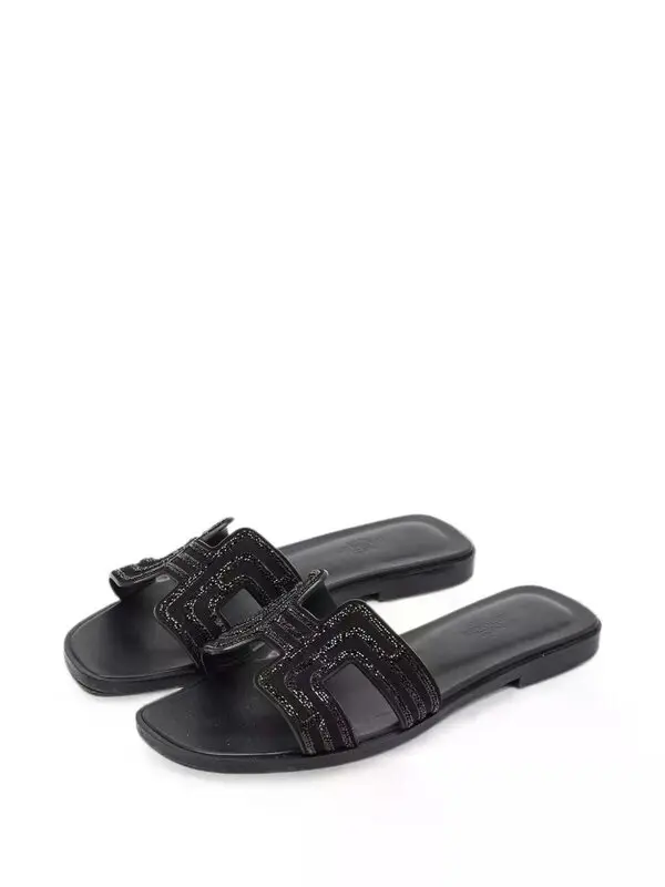 Hermès Oran Square-shape Flat Sandals