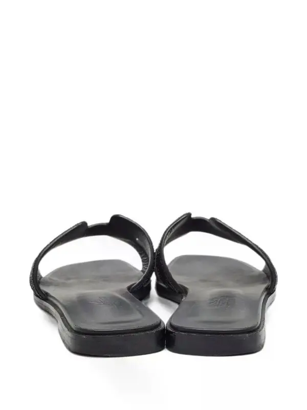 Hermès Oran Square-shape Flat Sandals