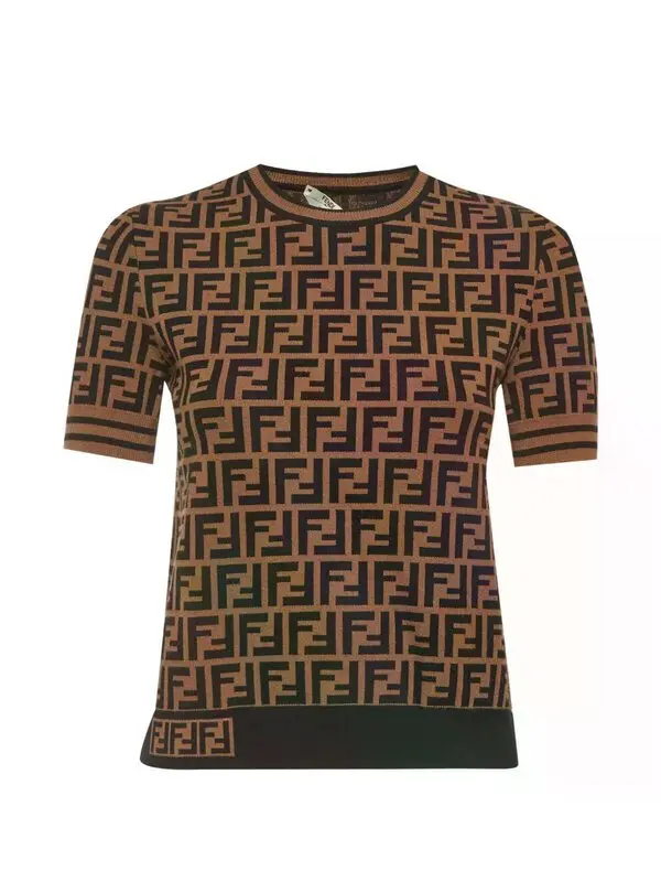 Fendi Zucca Jacquard T-shirt