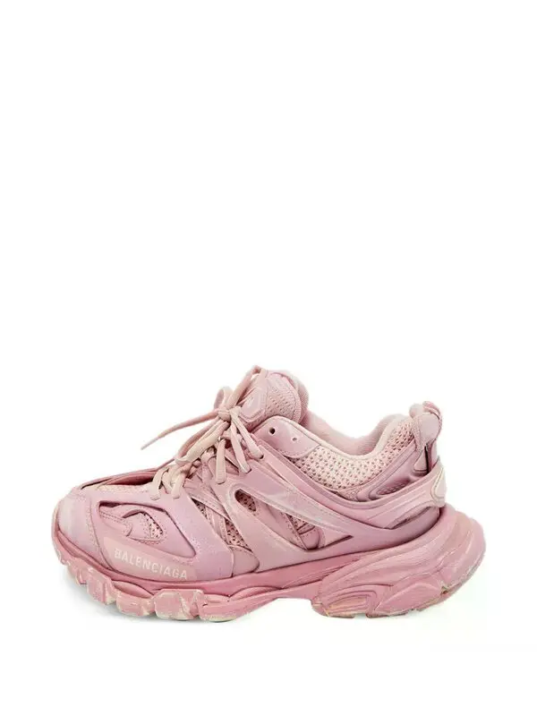 Balenciaga Track Sneakers With Mesh Panels - Pink