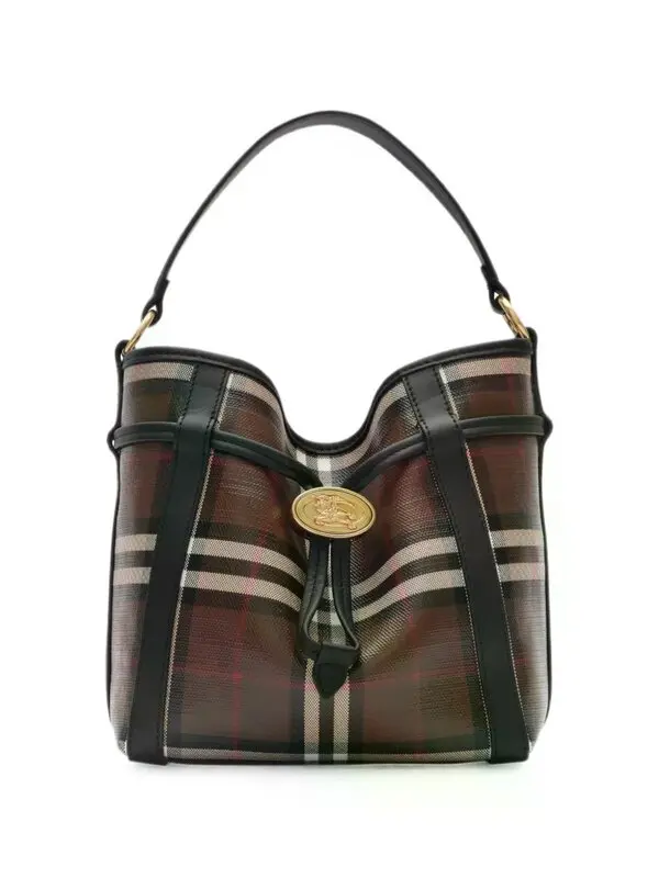 Burberry Mini Check Bucket Bag