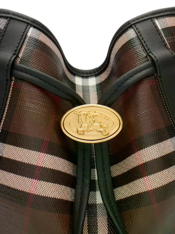 Burberry Mini Check Bucket Bag