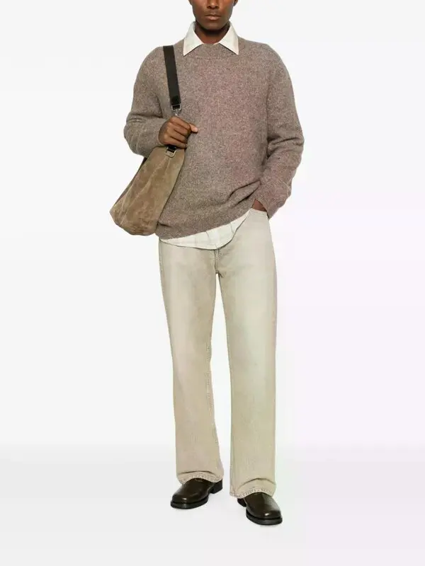 A.p.c. Crew Neck Ribbed-trim Sweater