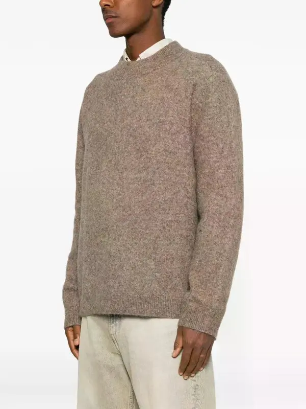 A.p.c. Crew Neck Ribbed-trim Sweater