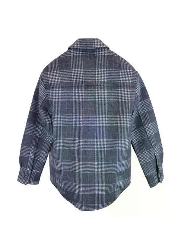 REFORMATION Plaid Print Wool Jacket