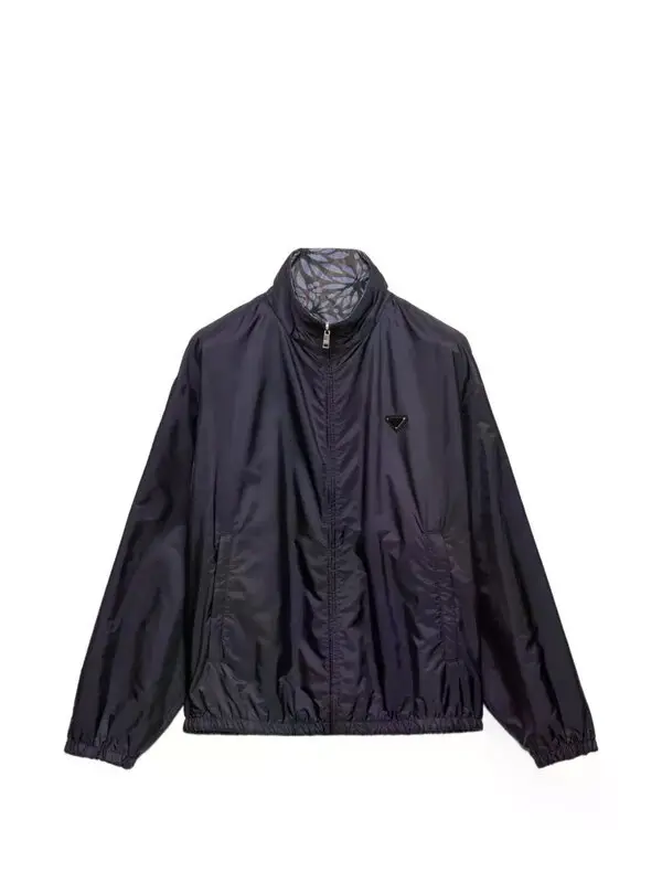 Prada Reversible Re-nylon Jacket With Floral Print