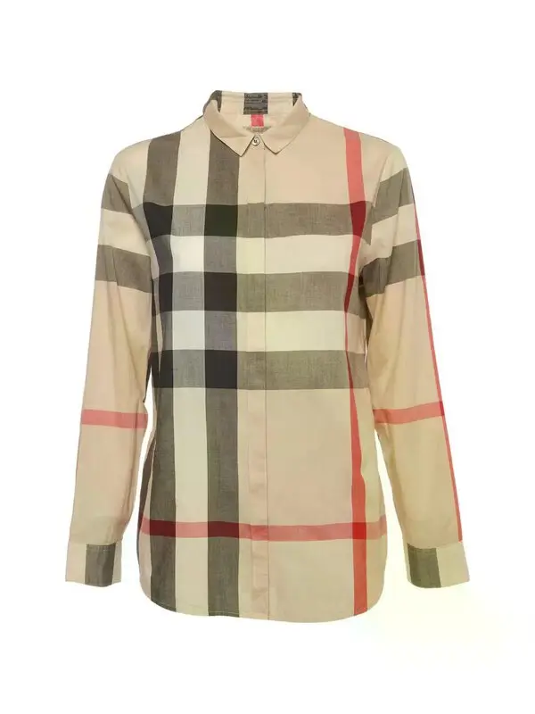 Burberry Checkered Long-sleeve Shirt