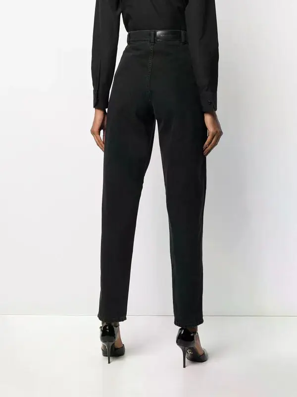 Alberta Ferretti High Rise Tapered Jeans