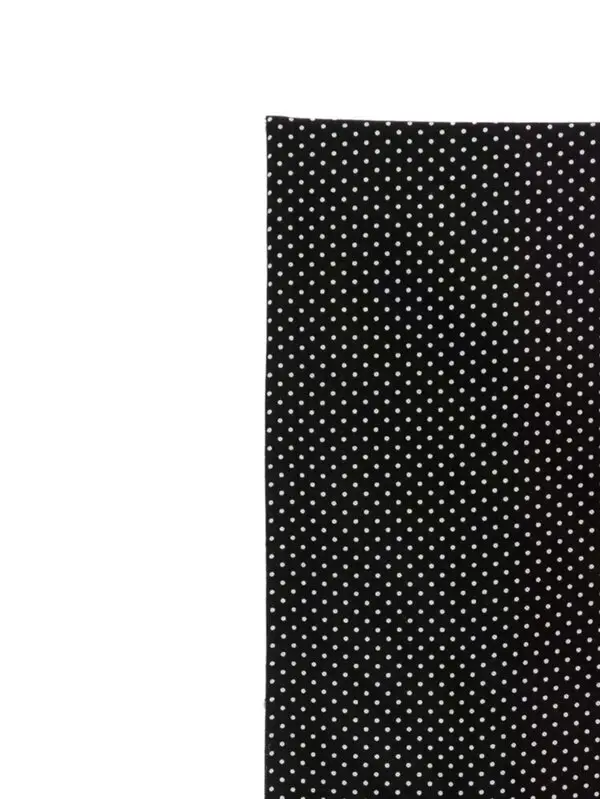 CENERE GB Polka-dot Fringed Scarf