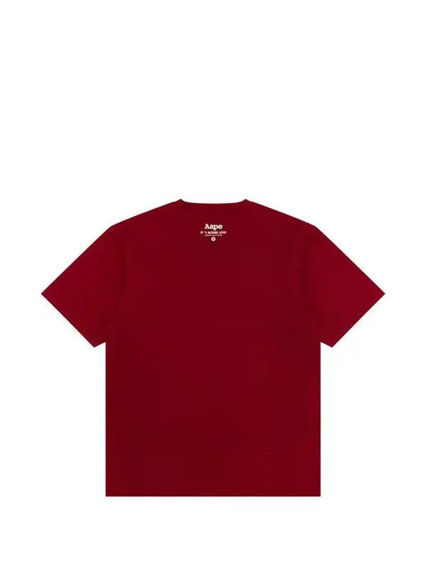 AAPE BY *A BATHING APE Moonface-print Cotton T-shirt