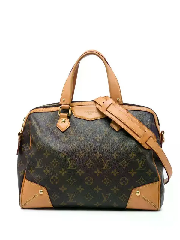 LOUIS VUITTON Monogram Canvas Retiro Pm Satchel - Brown