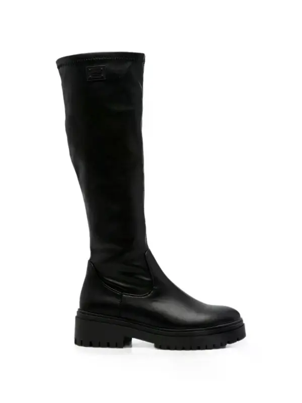 MEXX Logo Plaque Lug Sole Boots