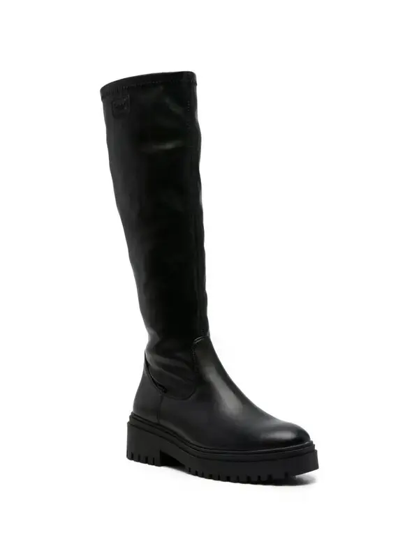 MEXX Logo Plaque Lug Sole Boots