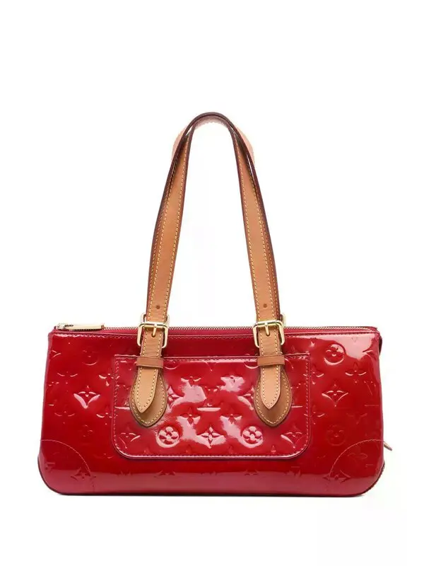 LOUIS VUITTON Monogram Vernis Rosewood Avenue Shoulder Bag - Red