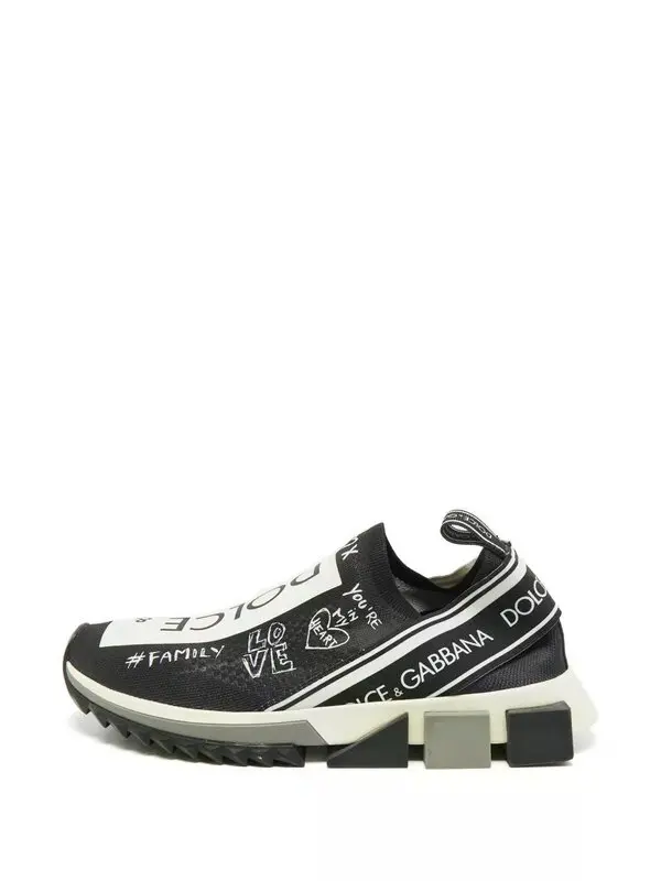 Dolce & Gabbana Sorrento Slip-on Sneakers With Logo Lettering