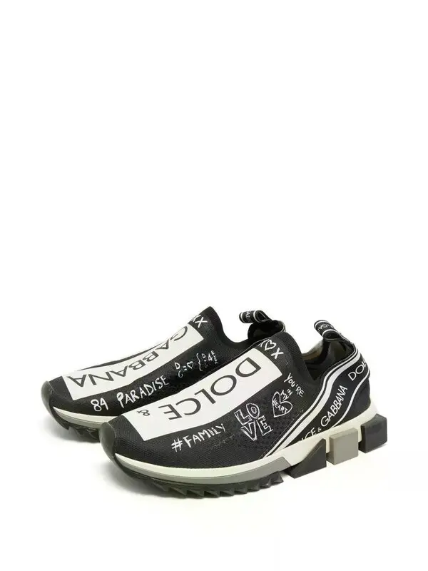 Dolce & Gabbana Sorrento Slip-on Sneakers With Logo Lettering