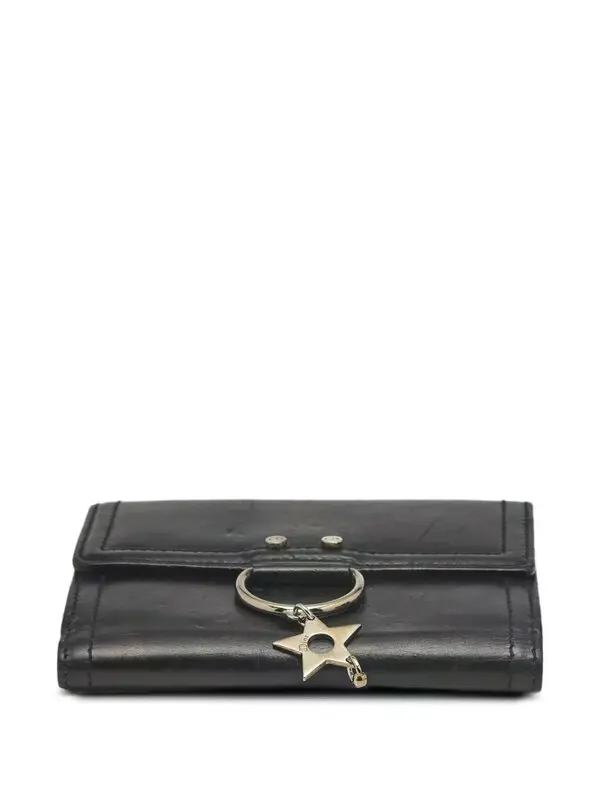 Dior Leather Star Charm Wallet