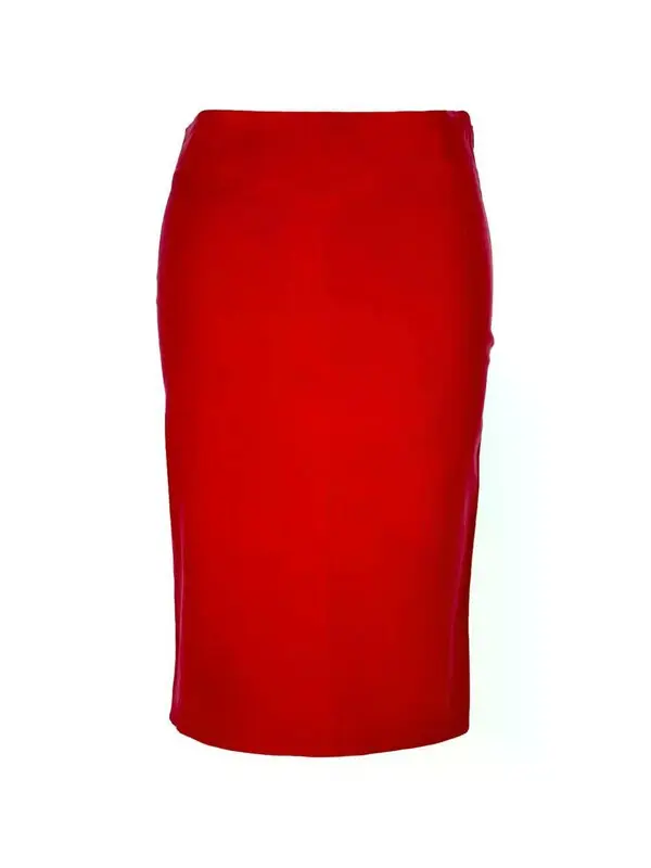 JOSEPH Lambskin Midi Skirt