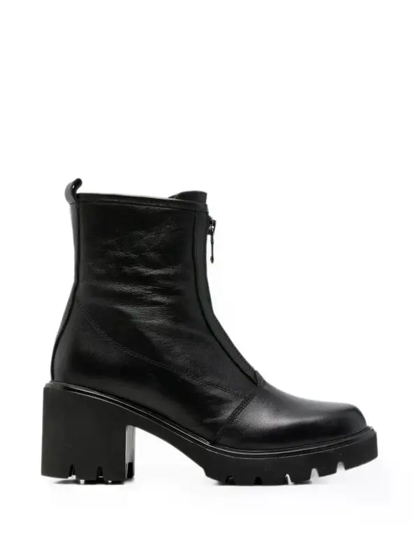 SERGIO MORETTI FIRENZE Zip-front Chunky Ankle Boots