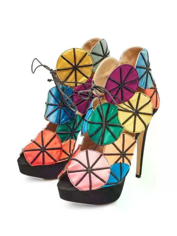 CHARLOTTE OLYMPIA Parasol-patch Platform Sandals