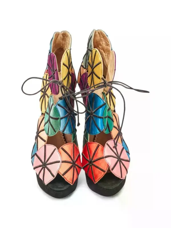 CHARLOTTE OLYMPIA Parasol-patch Platform Sandals