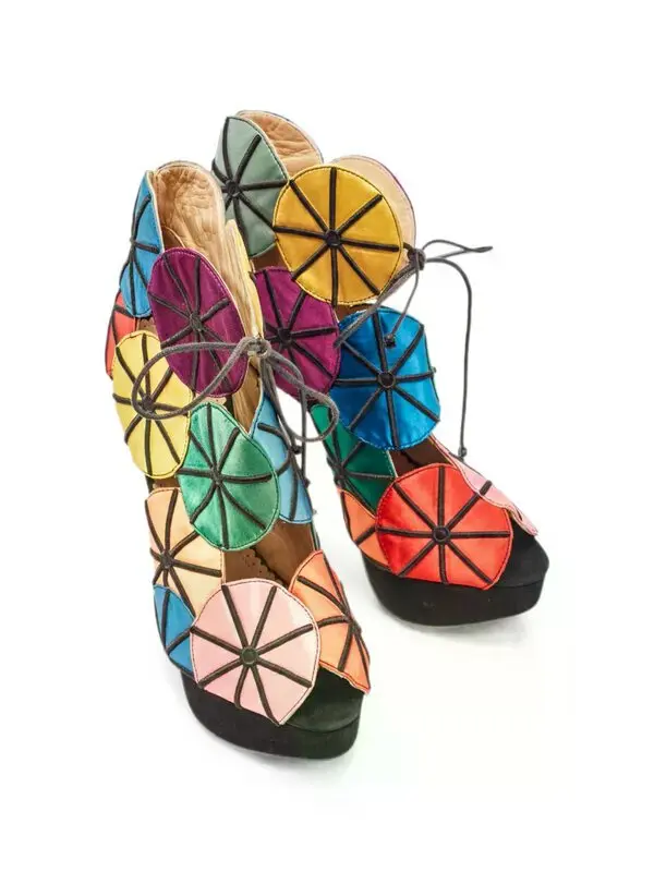 CHARLOTTE OLYMPIA Parasol-patch Platform Sandals