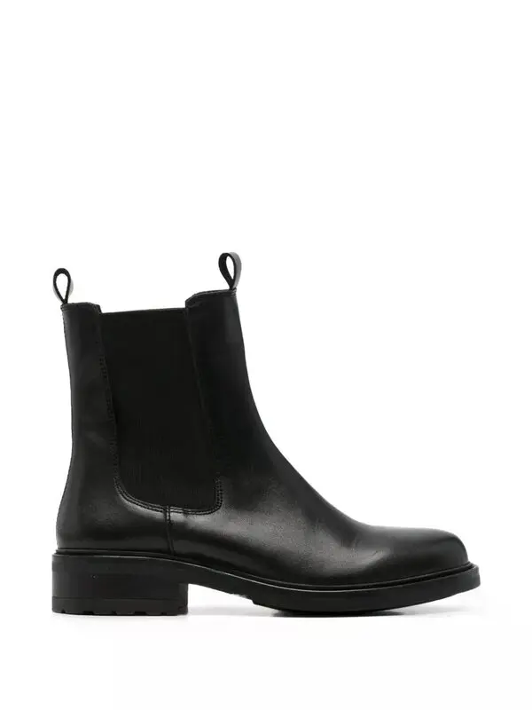 SERGIO MORETTI FIRENZE Elasticated-panel Pull-tab Ankle Boots