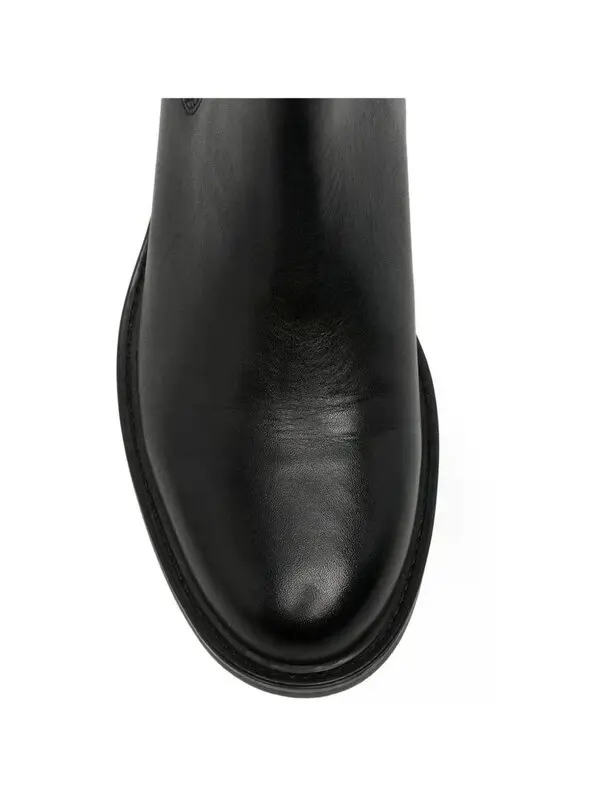 SERGIO MORETTI FIRENZE Elasticated-panel Pull-tab Ankle Boots