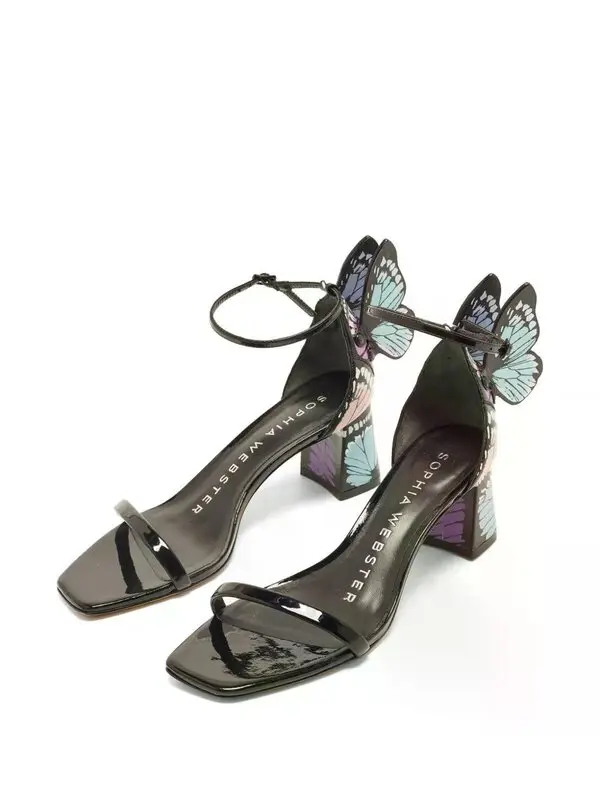 SOPHIA WEBSTER Evangeline Leather Ankle-strap Sandals