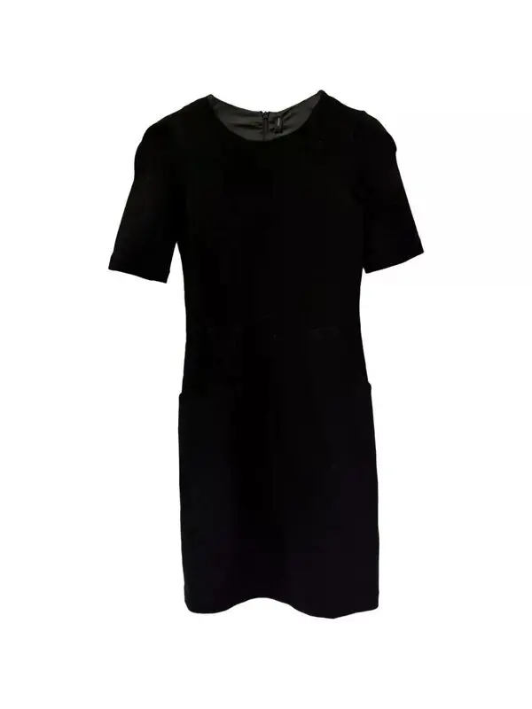 JOSEPH Velvet V-neck Shift Dress
