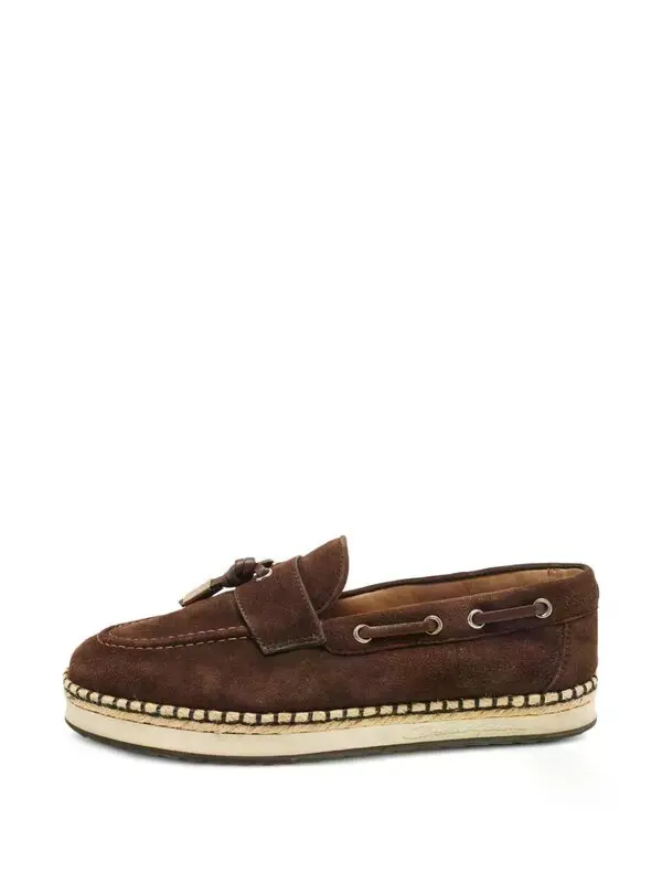 Dolce & Gabbana Suede Espadrille Loafers