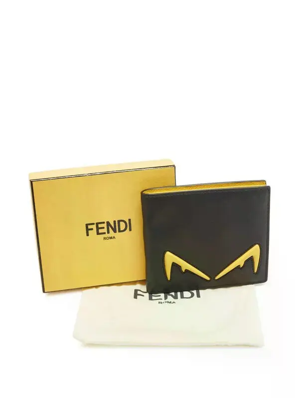 Fendi 2019 Monster Eye Bi-fold Wallet